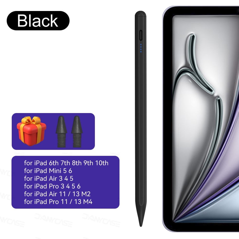 For iPad Air M2 2024 Stylus Pencil with Palm Rejection Tilt Tablet Pen ...