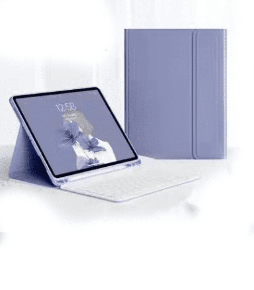 For iPad Wireless Bluetooth Keyboard + Synthetic Leather Case with ...