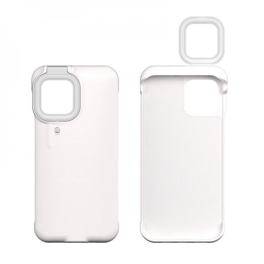 For iPhone 12 12 Pro Max LED Flash Phone Case Fill Light Selfie Beauty ...