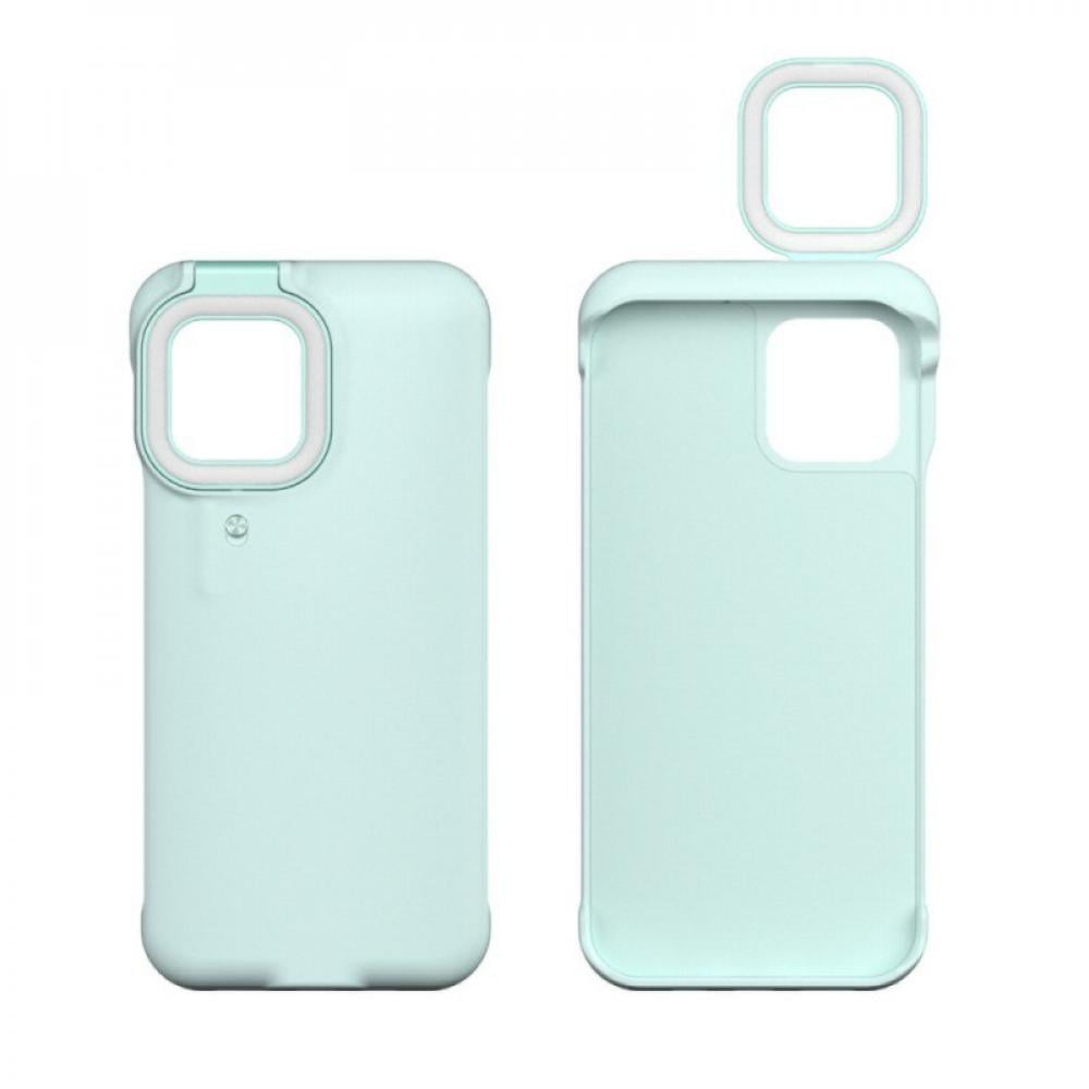 For iPhone 12 12 Pro Max LED Flash Phone Case Fill Light Selfie Beauty ...