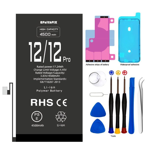 LRSE Cell Phone Tool Kit with Replacement Battery for iPhone 12, 12 Pro ...