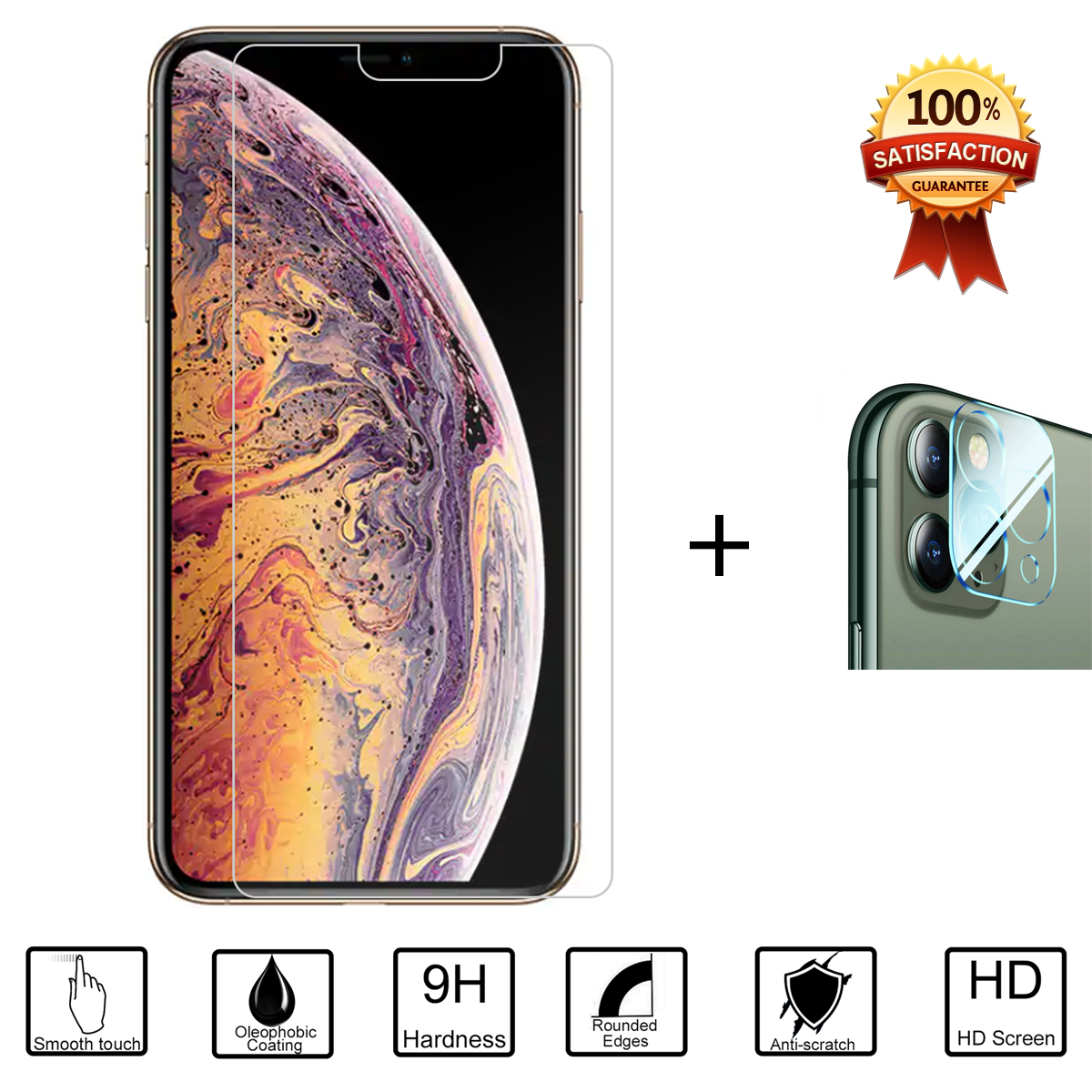 For iPhone 12 Mini,Pro Max Tempered Glass Screen Protector/Camera Lens ...