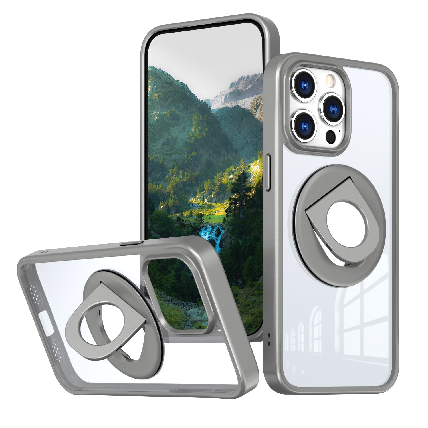 For iPhone 12 Pro/12 Magnetic Wireless Charging 360° Rotatable ...