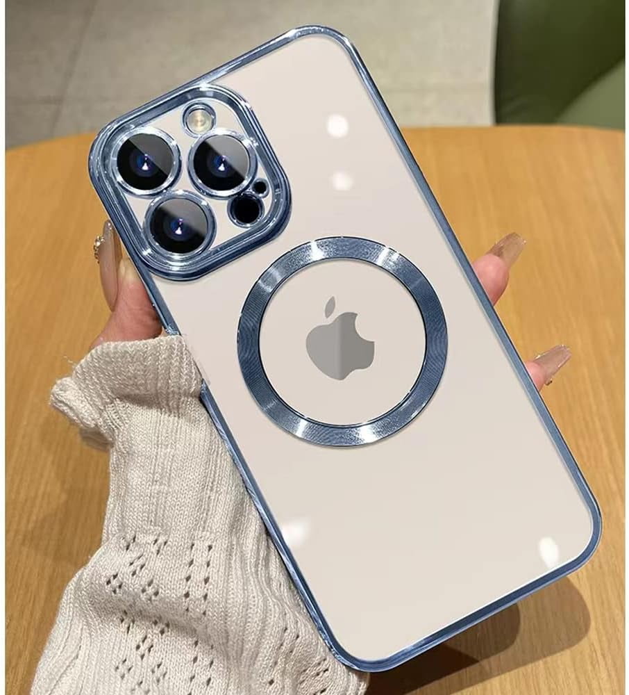 For iPhone 12 Pro Max Case Magnetic Compatible with MagSafe Built-in ...