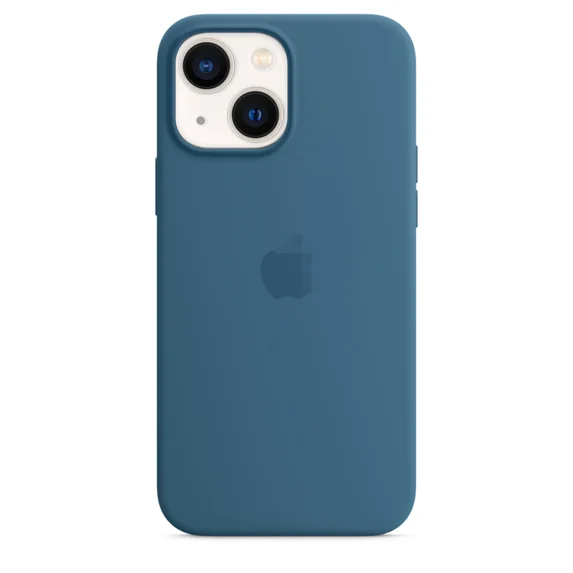 For iPhone 13 Mini Silicone Phone case with MagSafe,5.4in -Blue Jay ...