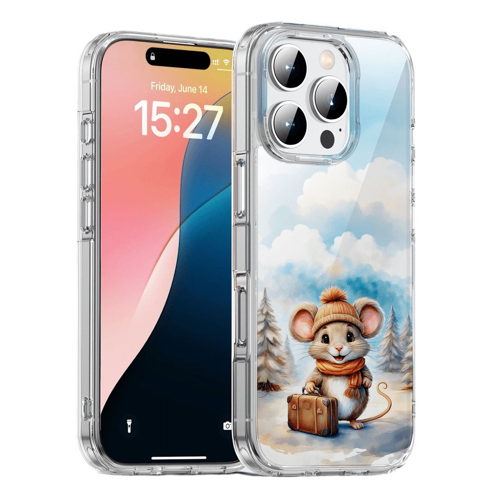 HZSY. Protective Gel Phone Case for iPhone 13 Pro - Printed Little ...