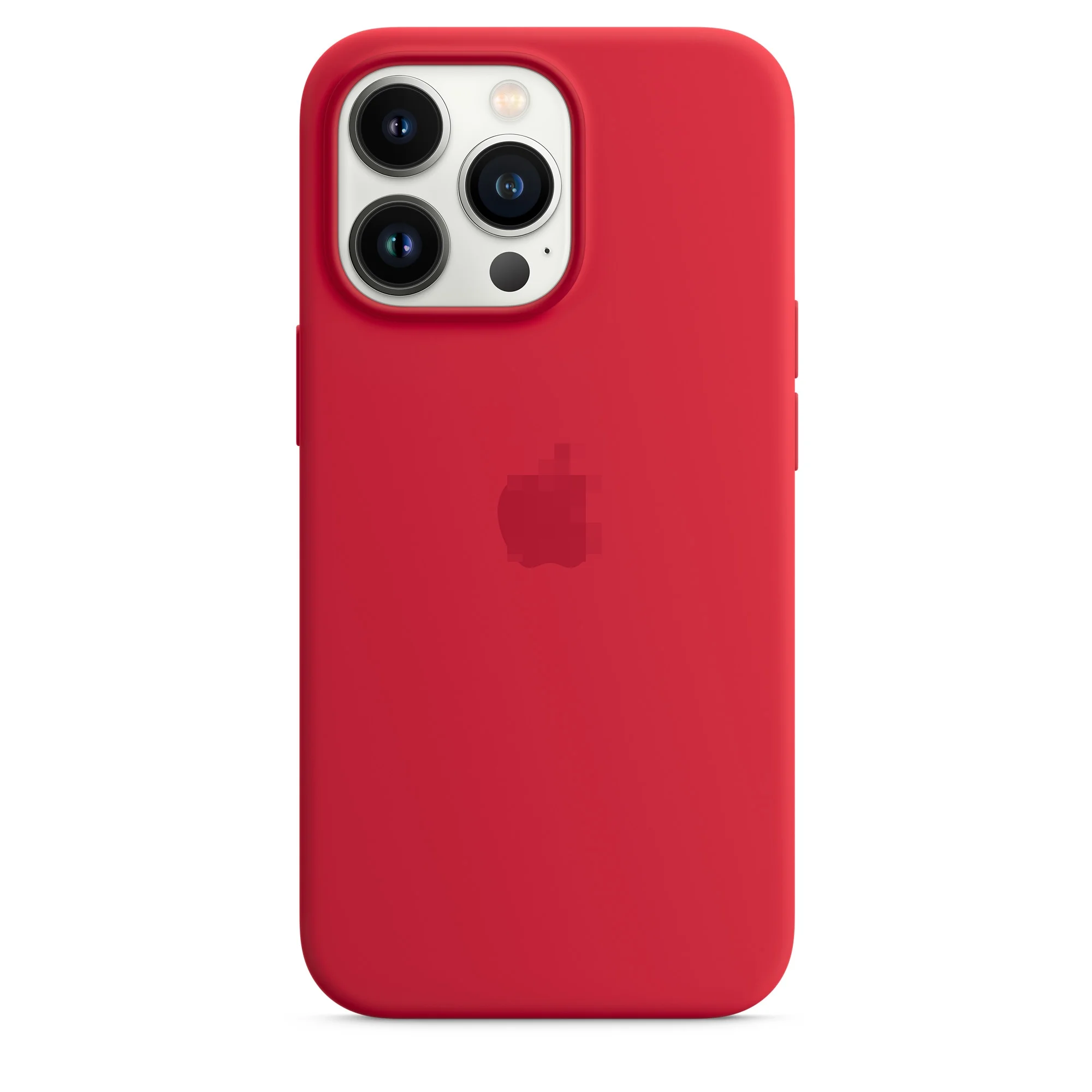 For iPhone 13 Pro Max Silicone Phone Case with Magsafe,Product red ...