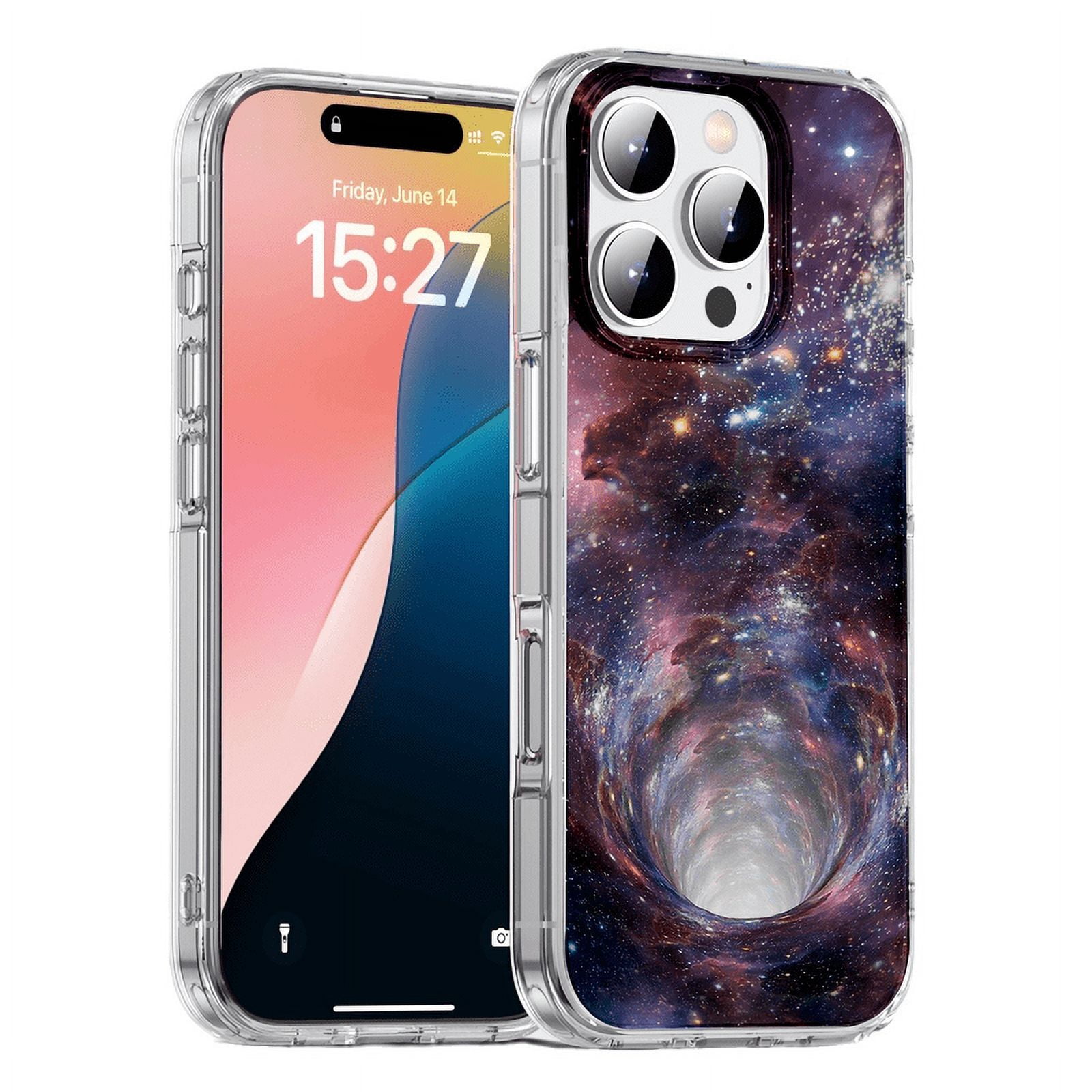 HZSY. Protective Gel Phone Case for iPhone 13 Pro Max - Printed Black ...