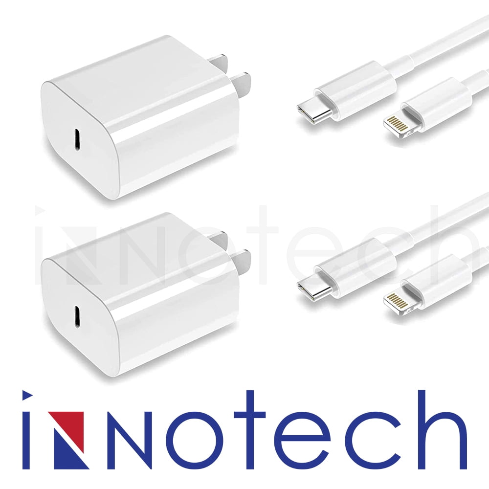 Innotech 20W Super Fast Charger for iPhone 14/13/12/11, Apple Mfi ...