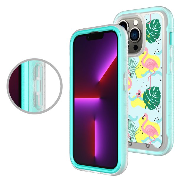 For iPhone 14 Case Dual Layer ShockProof Trendy Design Hybrid Phone ...
