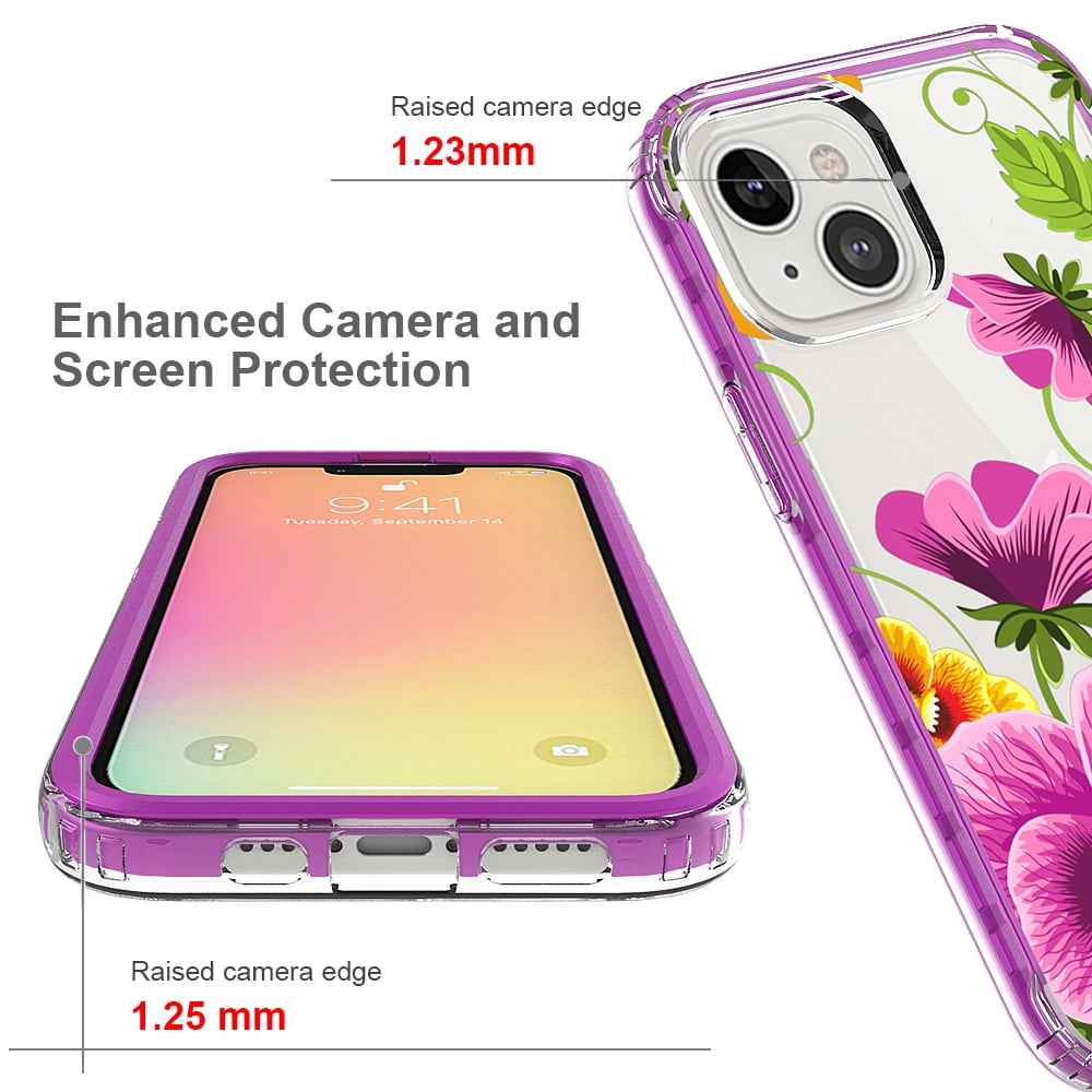 For iPhone 14 PRO MAX Case Essence Beautiful Design Hybrid Shockproof ...