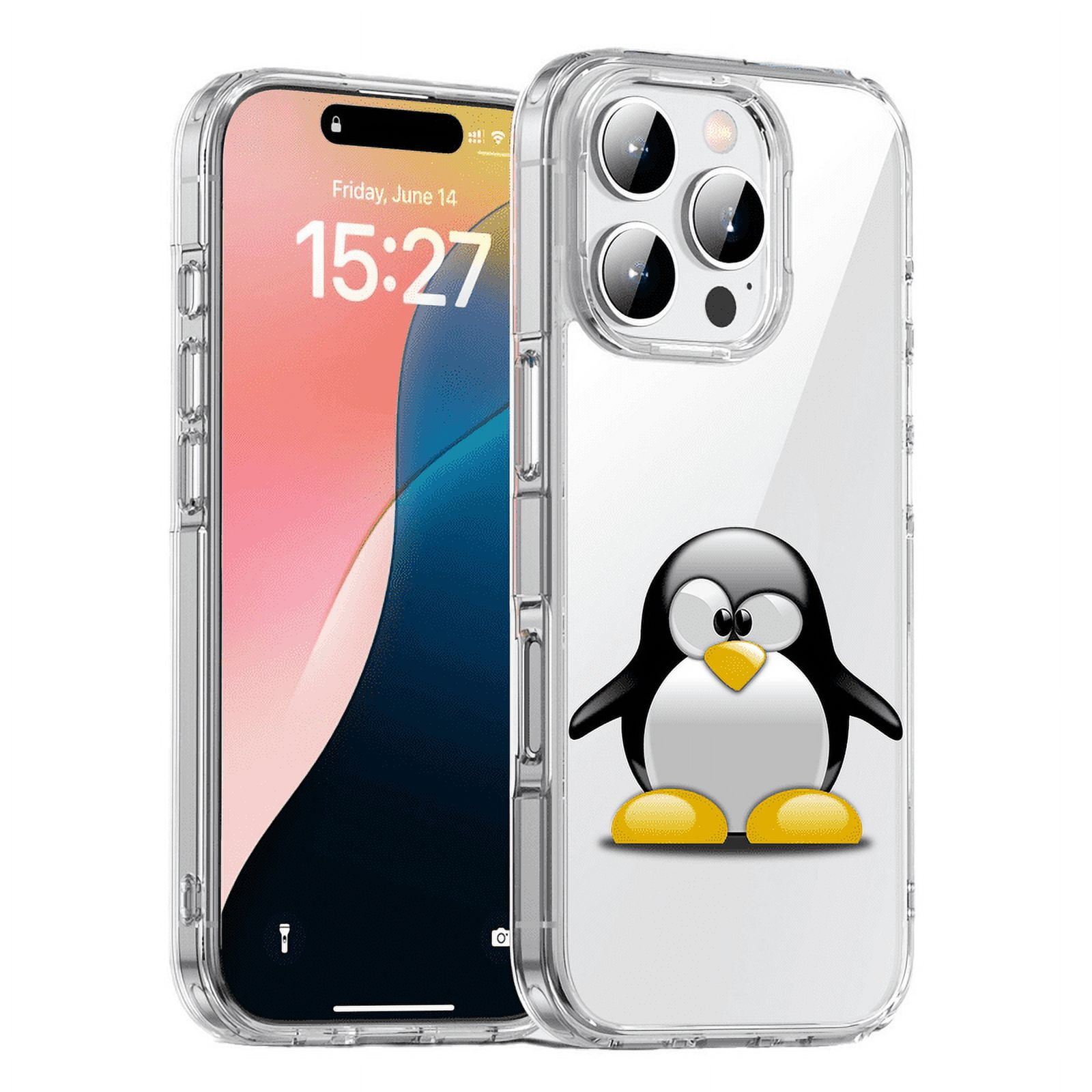 HZSY. Protective Gel Phone Case for iPhone 14 Plus - Printed penguin ...