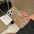 For iPhone 15 Pro Case Glitter, Clear Magnetic Phone Case with Camera ...