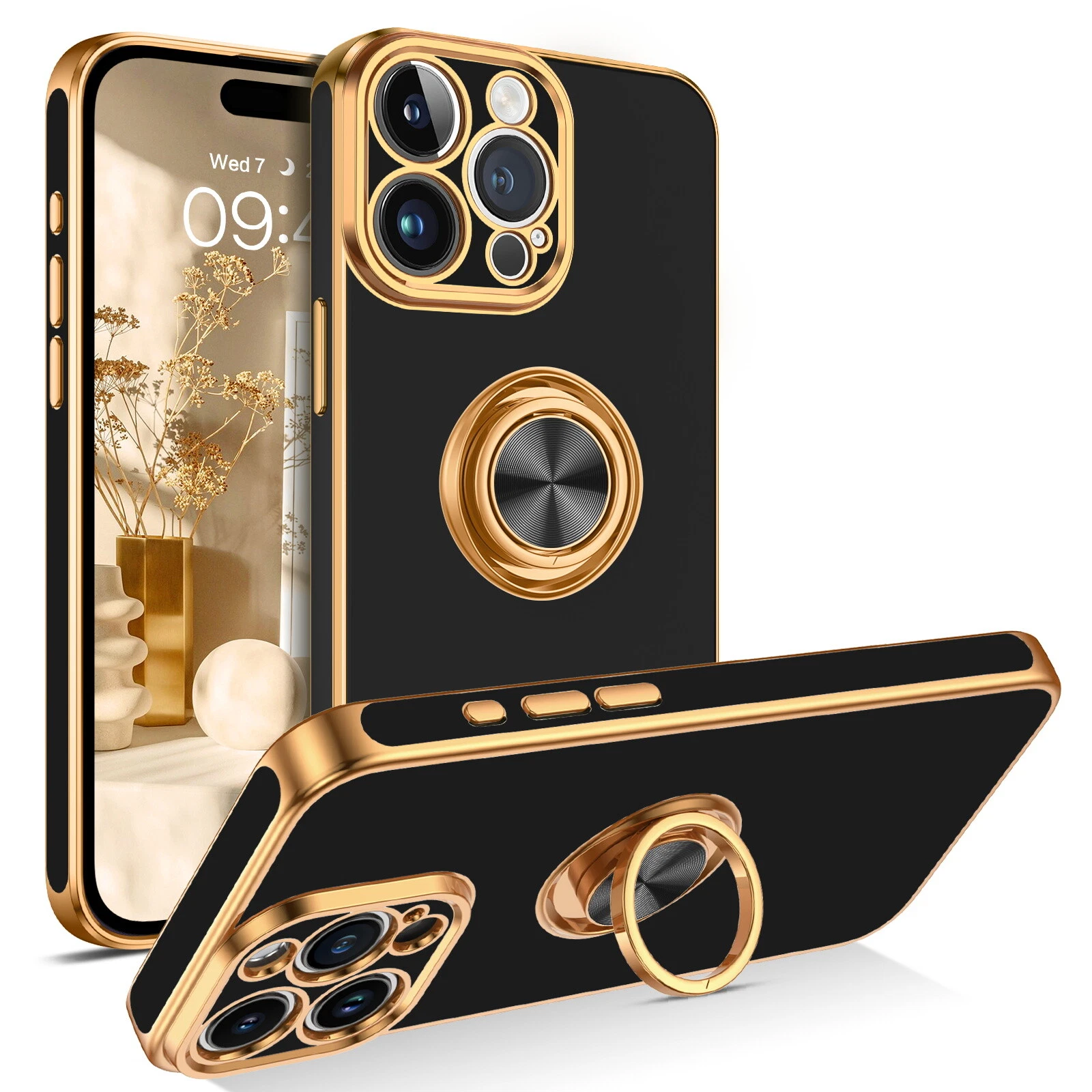 For iPhone 15 Pro Max Heavy Duty Phone Case Hybrid Rugged Shockproof ...