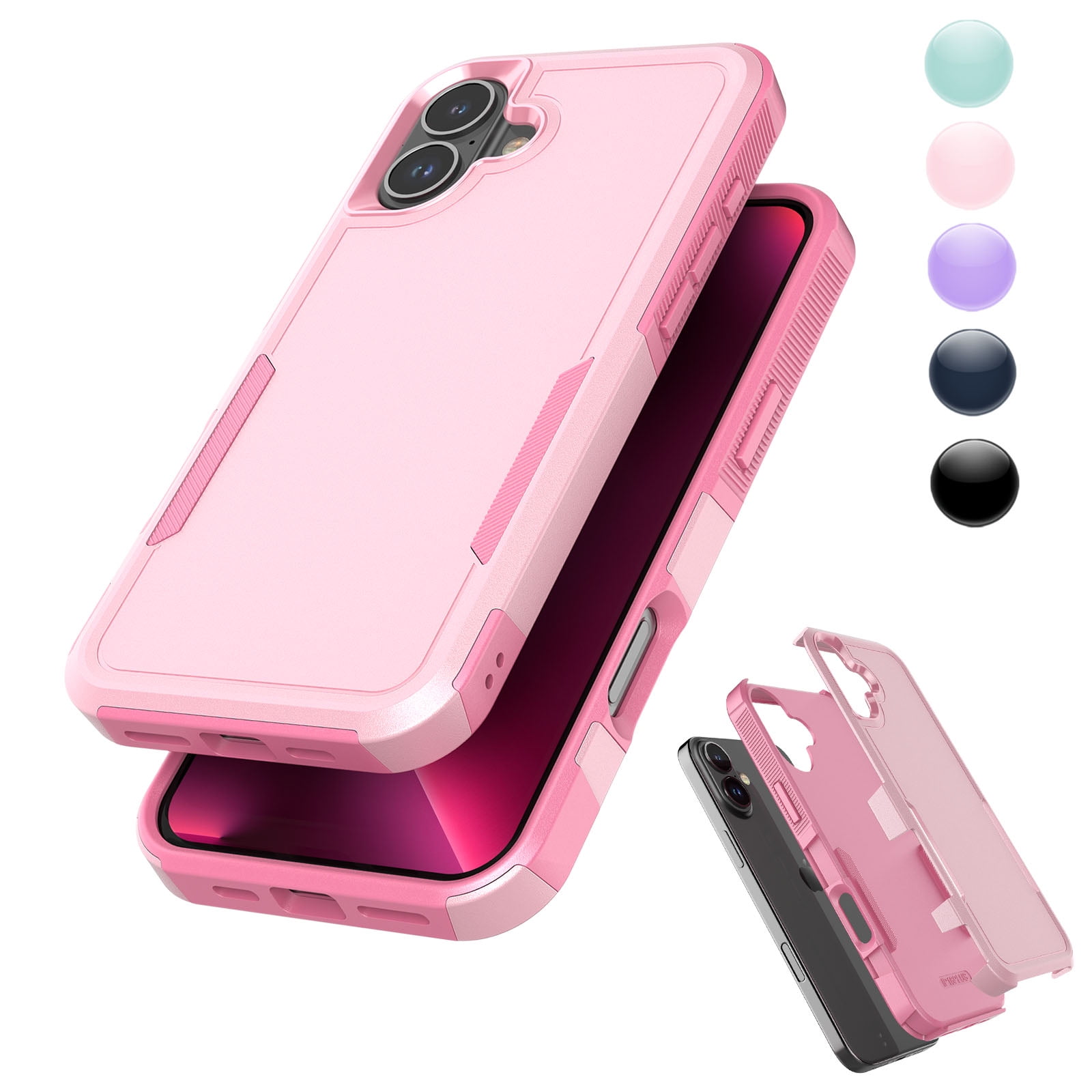 For iPhone 16 Case 5G 2024, Sturdy Phone Case for Apple 16 6.1 inch ...