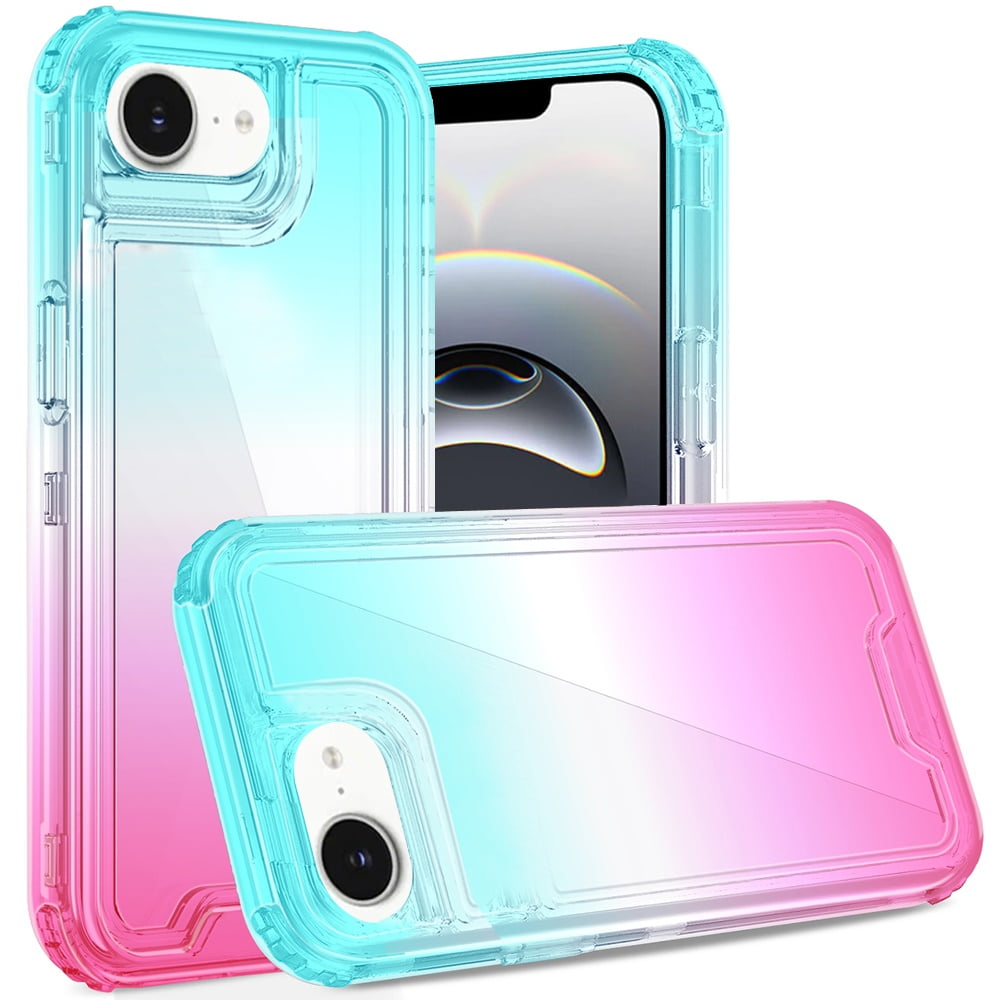 For iPhone 16E (E edition) / SE4 (2025) 3in1 Two Tone Shockproof ...