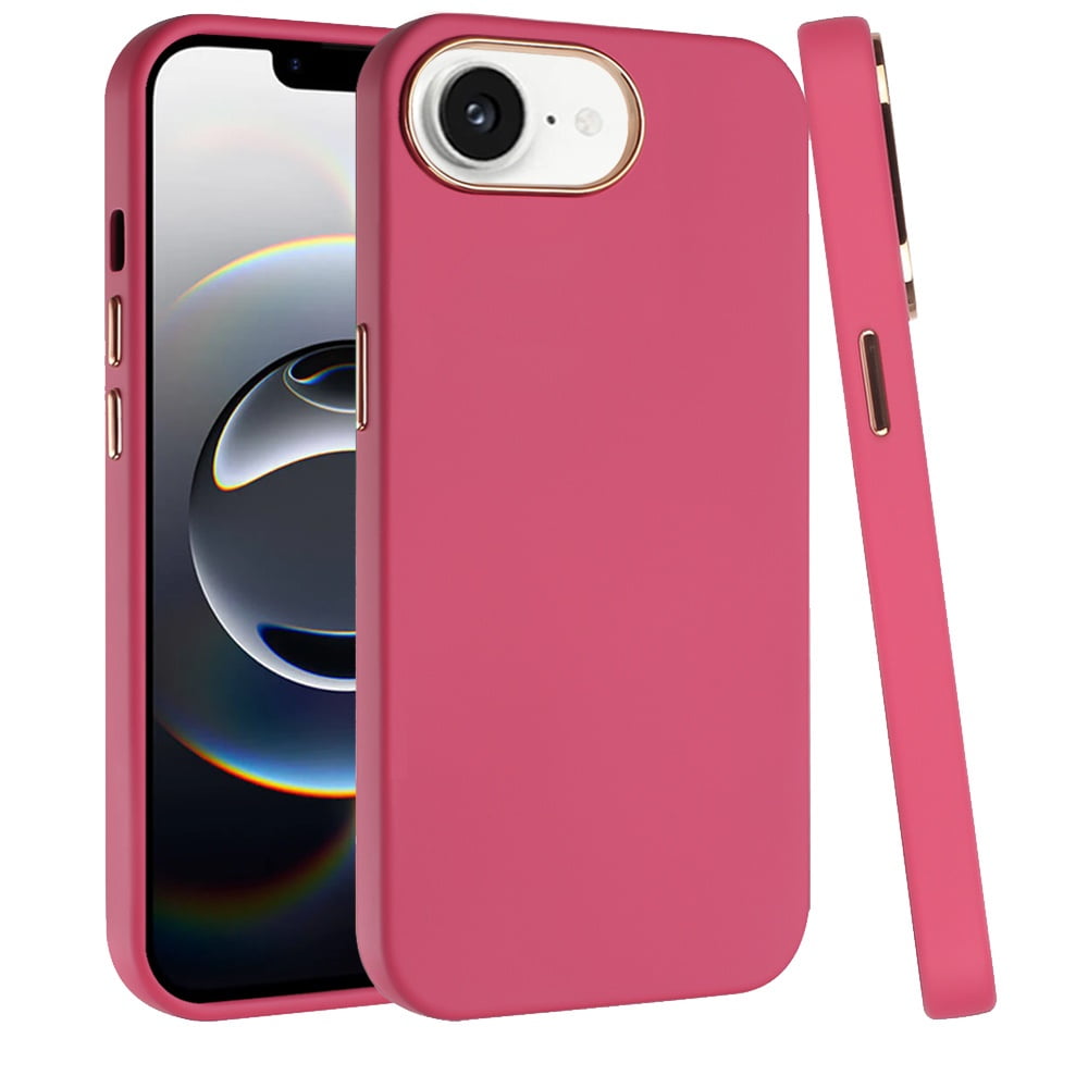 For iPhone 17E / 16E / SE4 Classy Slick Chromed Around Hybrid Case ...