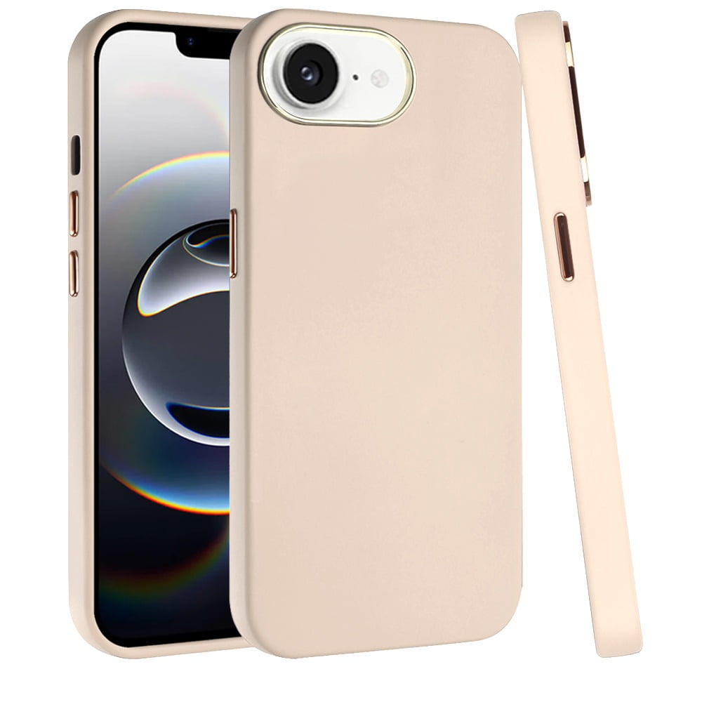 For iPhone 17E / 16E / SE4 Classy Slick Chromed Around Hybrid Case ...