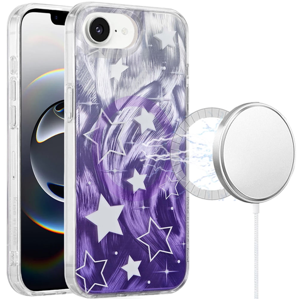 For iPhone 16E (E edition) / SE4 (2025) Double Layer Design IMD TPU ...