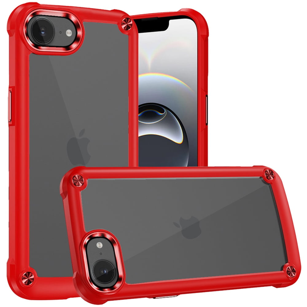 Transparent Hybrid Case for iPhone 16E / SE4 (2025) - Midnight Green ...