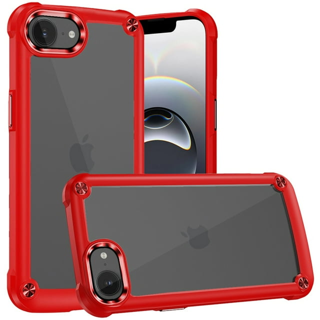 Transparent Hybrid Case for iPhone 16E / SE4 (2025) - Midnight Green ...