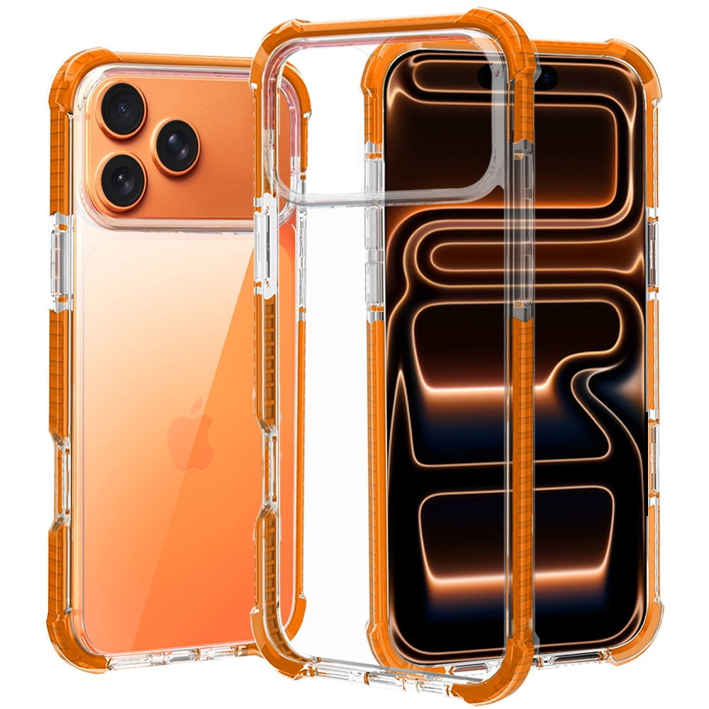 For iPhone 17 Pro Acrylic Tough 2.5mm Transparent ShockProof Hybrid ...