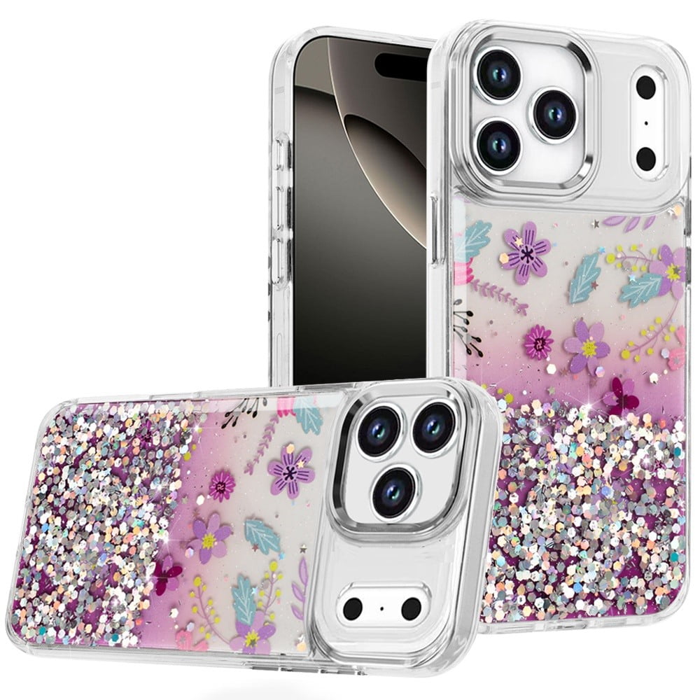 For iPhone 17 Pro Max Beautiful Epoxy Designs With Chrome Metallic ...