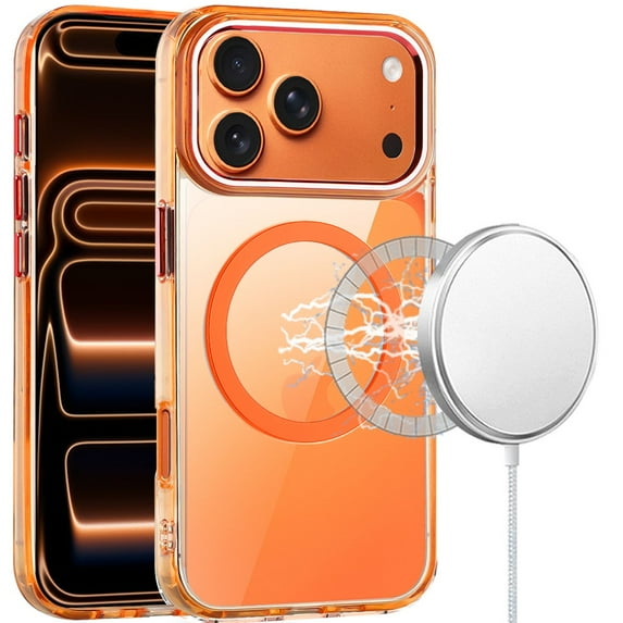 For iPhone 17 Pro Max Magnetic Circle Ring Transparent Premium Acrylic ...