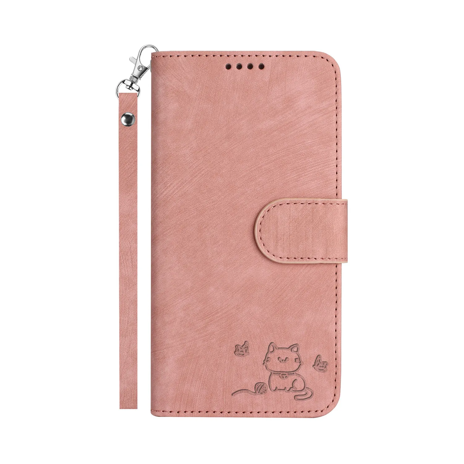For iPhone 7/8 Plus wallet phone case, cute cat pattern flip cover ...