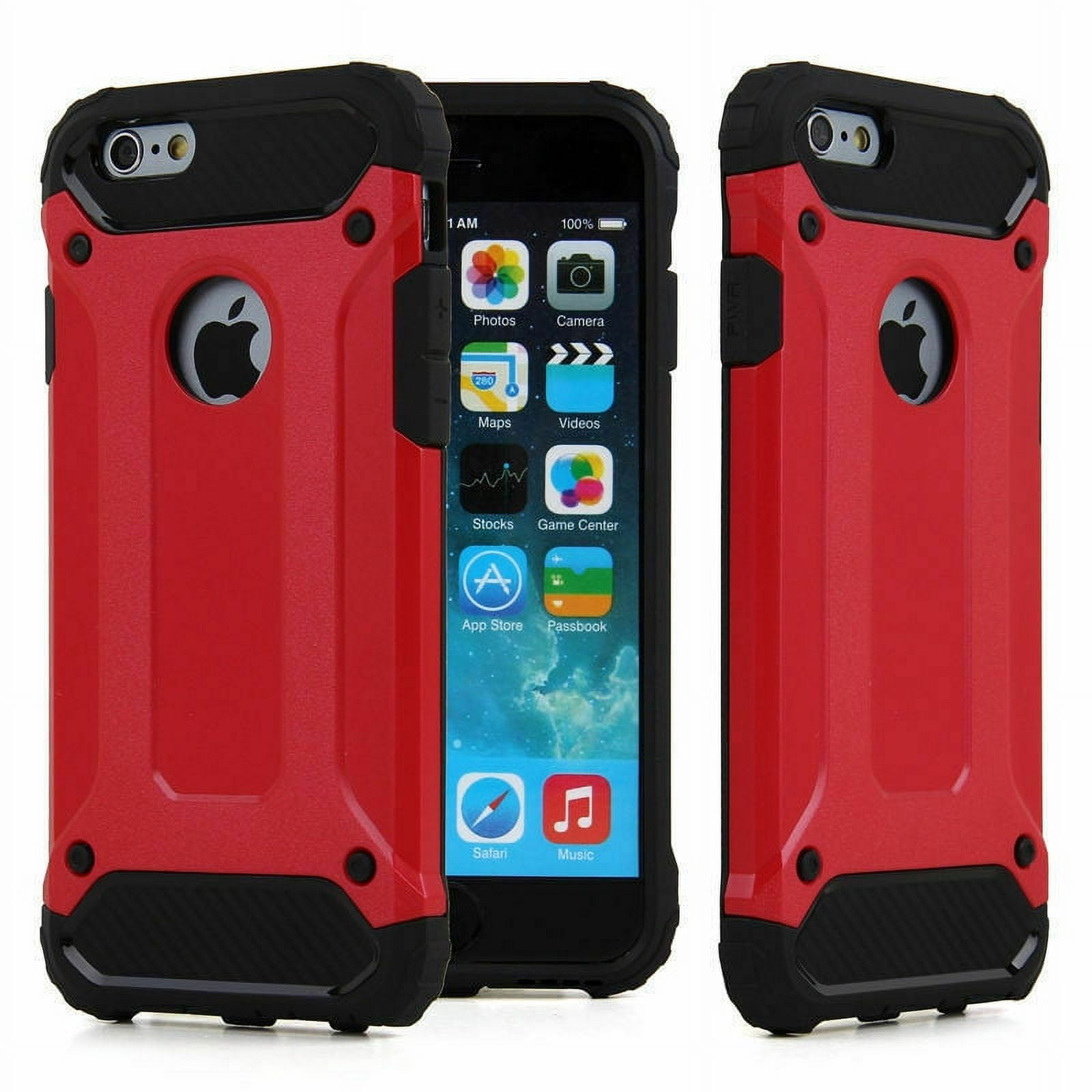 For iPhone 8 Case, High-Quality Anti-Shock Protective Cover Armor Guard ...