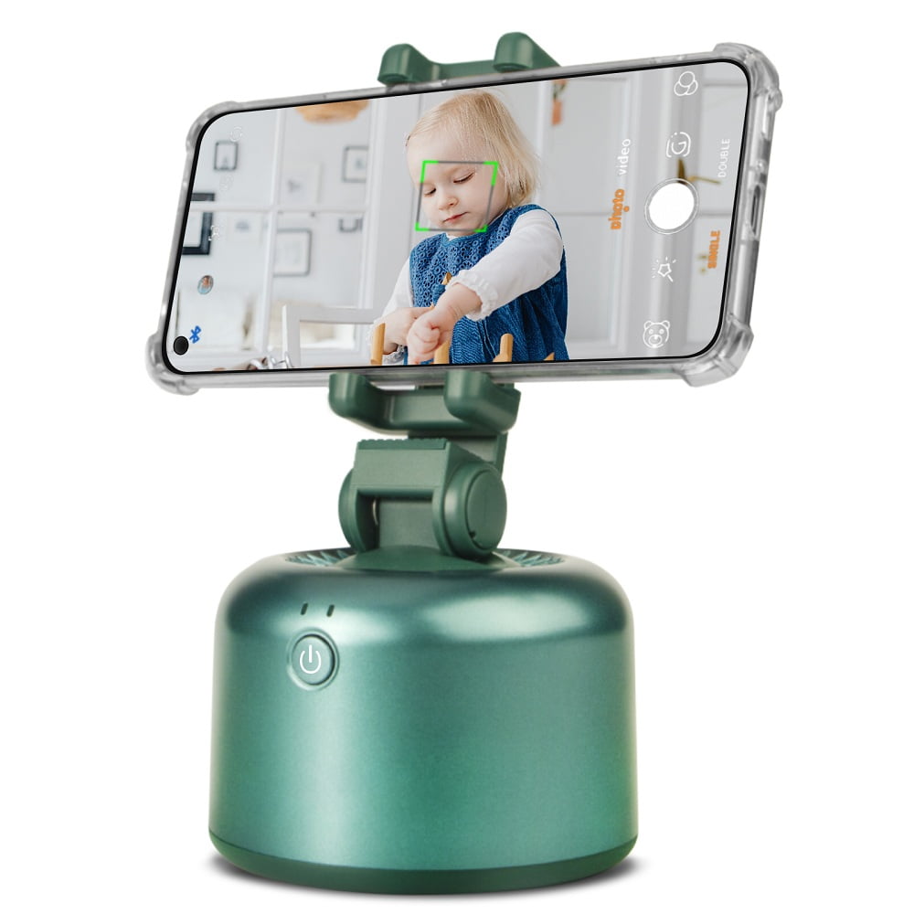 For iPhone Android Smartphone 360 Degree Rotation Smart Selfie Holder ...