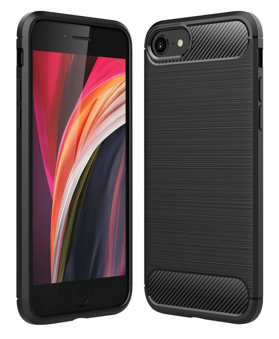 Bisen Heavy-Duty Protective Case for iPhone SE 2nd Gen 2020, Shockproof ...