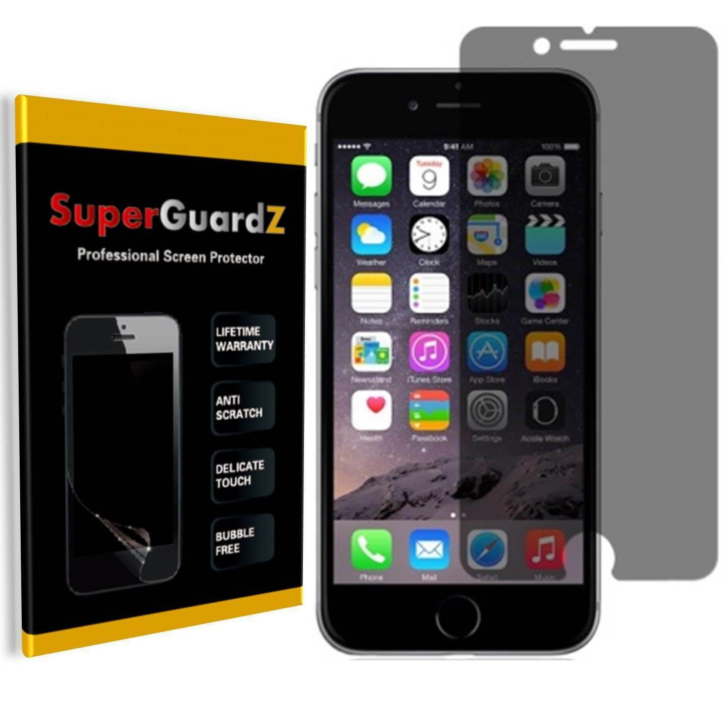 For iPhone SE 3 / SE 2 - SuperGuardZ Privacy Anti-Spy Screen Protector ...