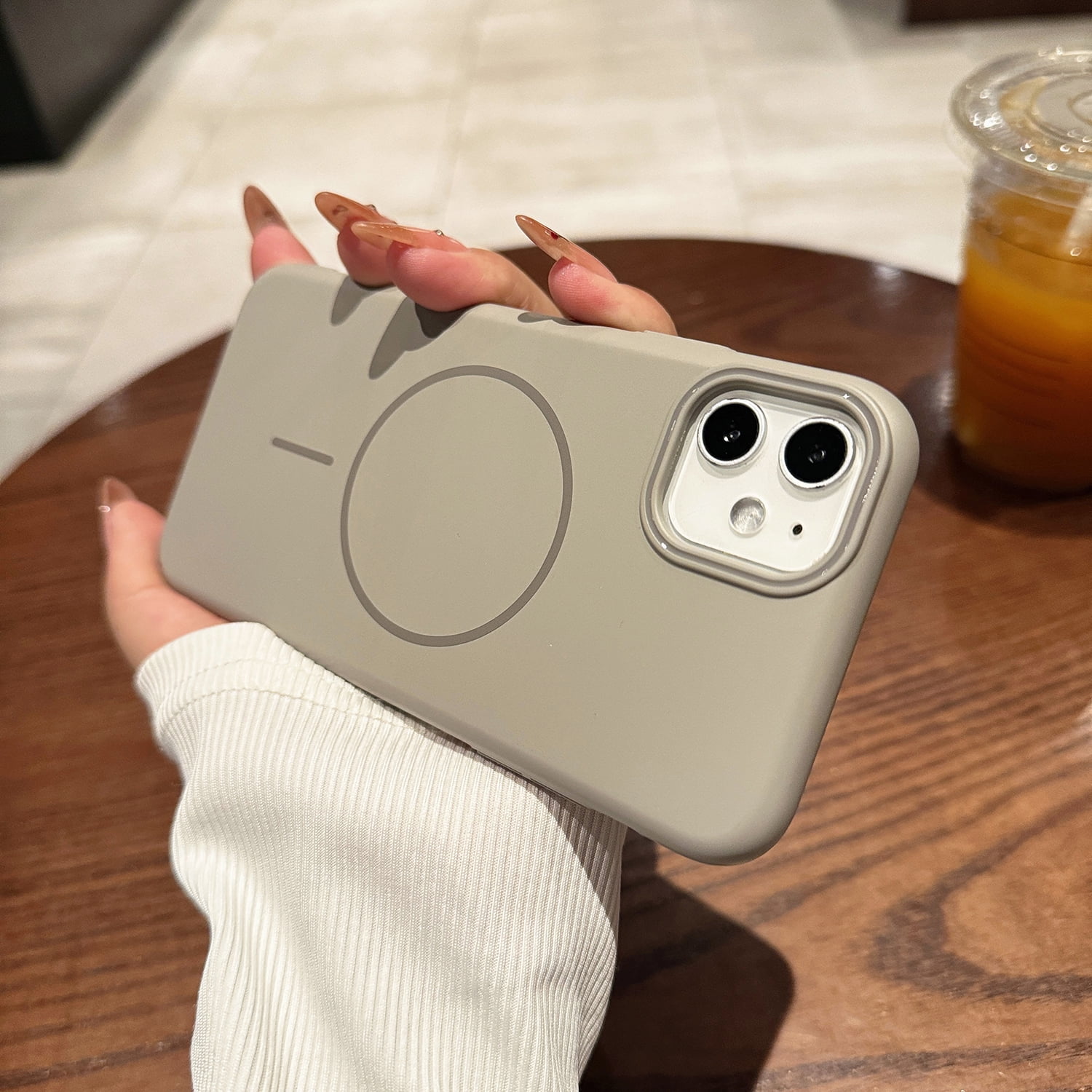 For iPhone XR Magnetic Case, Compatible with Magsafe Slim Fit Anti ...