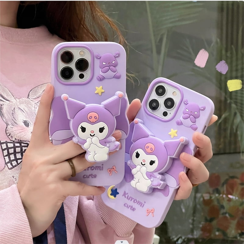 For iPhone12 13 14 15 Pro Max Mini Kuromi My Melody Cinnamoroll ...