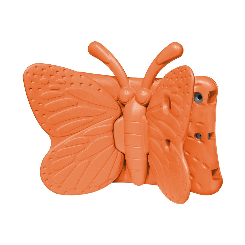 For ipad 10.2 Tablet Cute Kids Butterfly Wings Standing Stand EVA Case ...