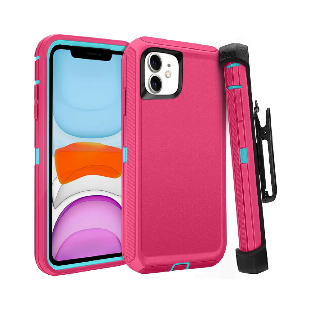 For iphone 11 Case Cover with Screen and Clip Holster fit Defender ...
