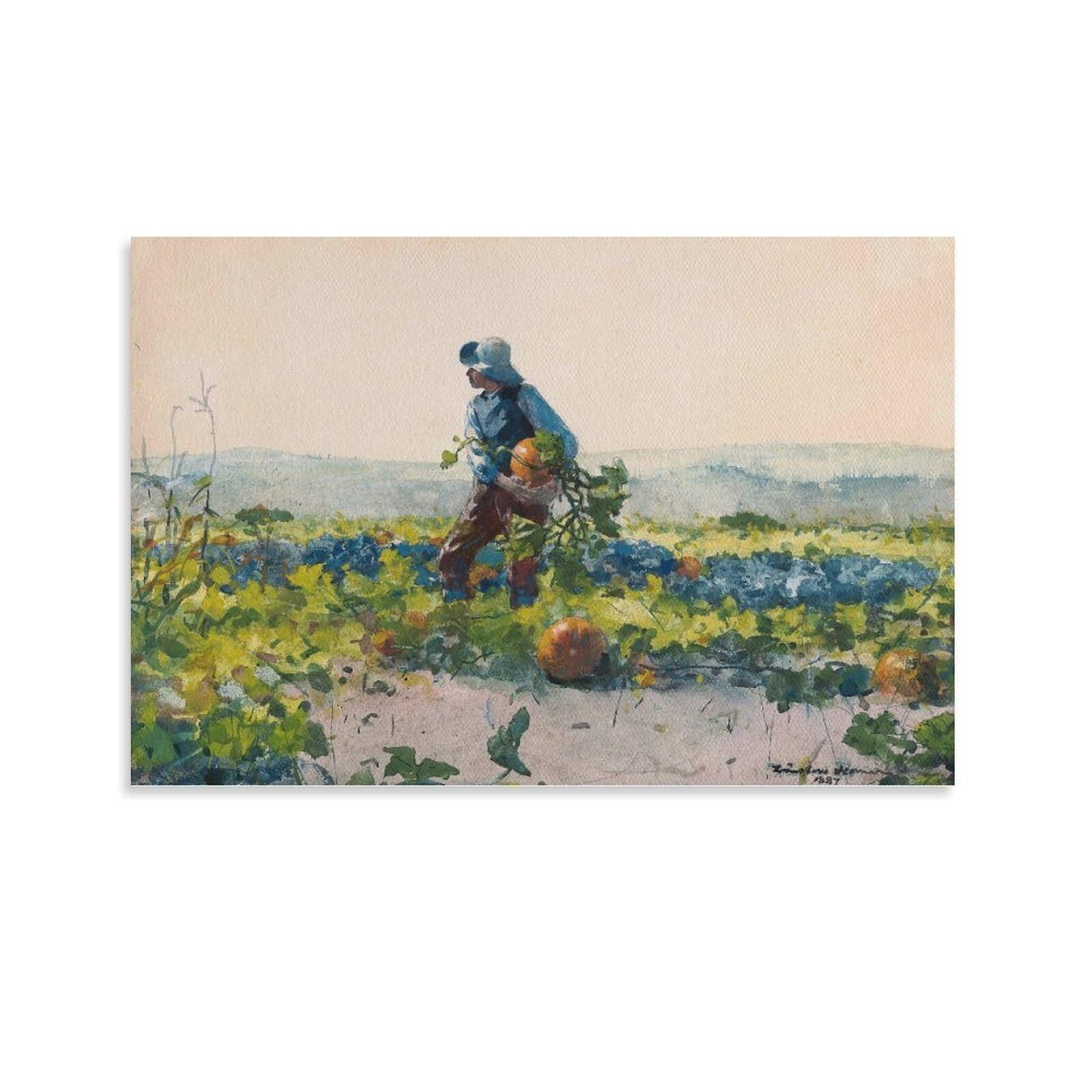 For to Be A Farmer's by Winslow Homer Posters Poster Cool Artworks ...