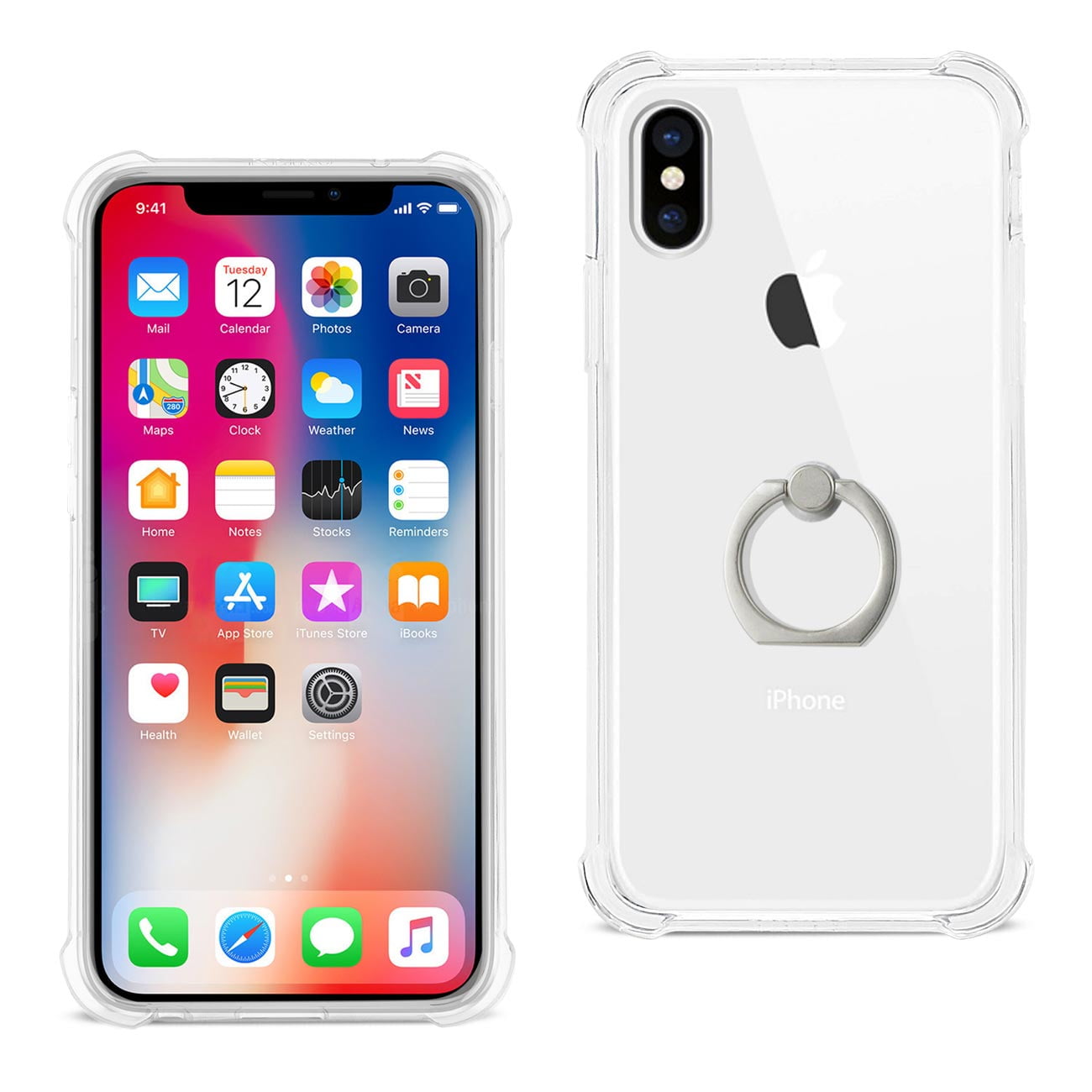 For use with iphone X/iphone Xs Transparent Air Cushion Protector ...