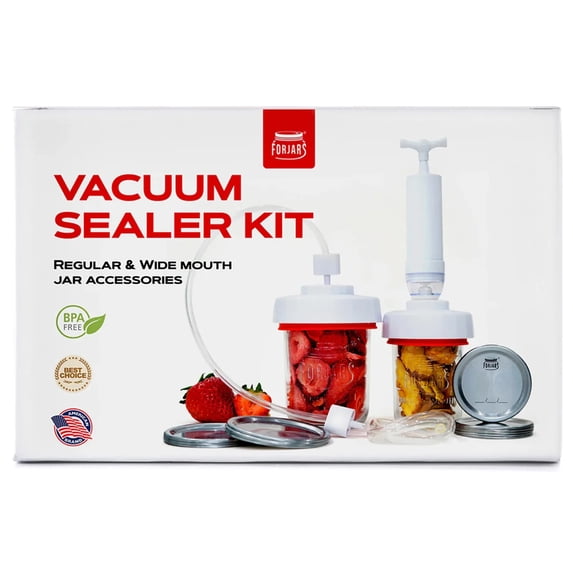 ForJars Vacuum Sealer Kit - Walmart.com