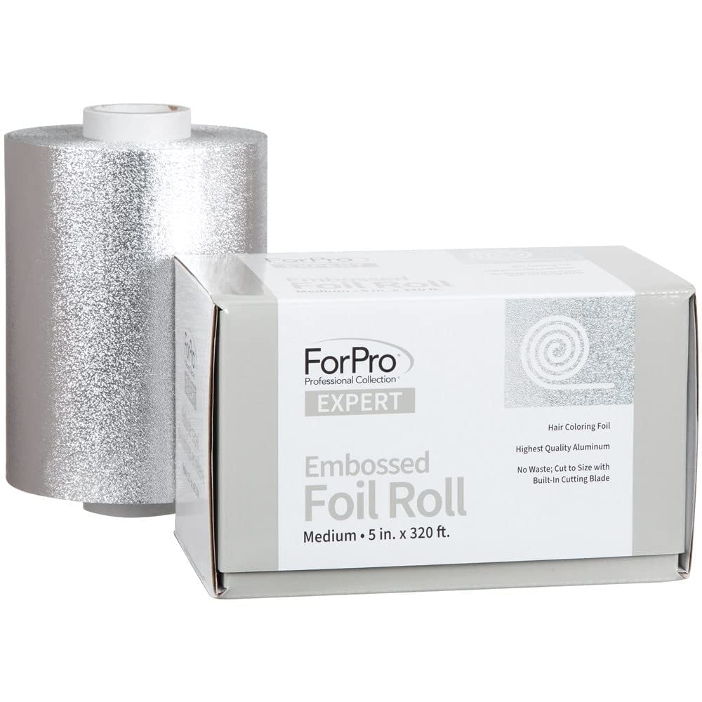 ForPro Expert Embossed Aluminum Foil Roll, 320 Ft Hair Foils for Color ...