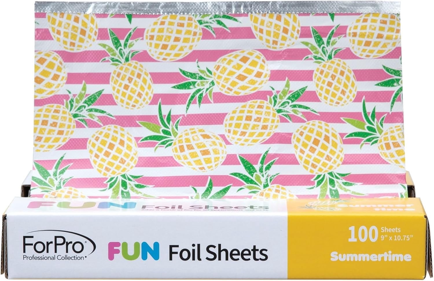 ForPro FUN Summertime 9" Foil Sheets, Aluminum Hair Foils for Color ...