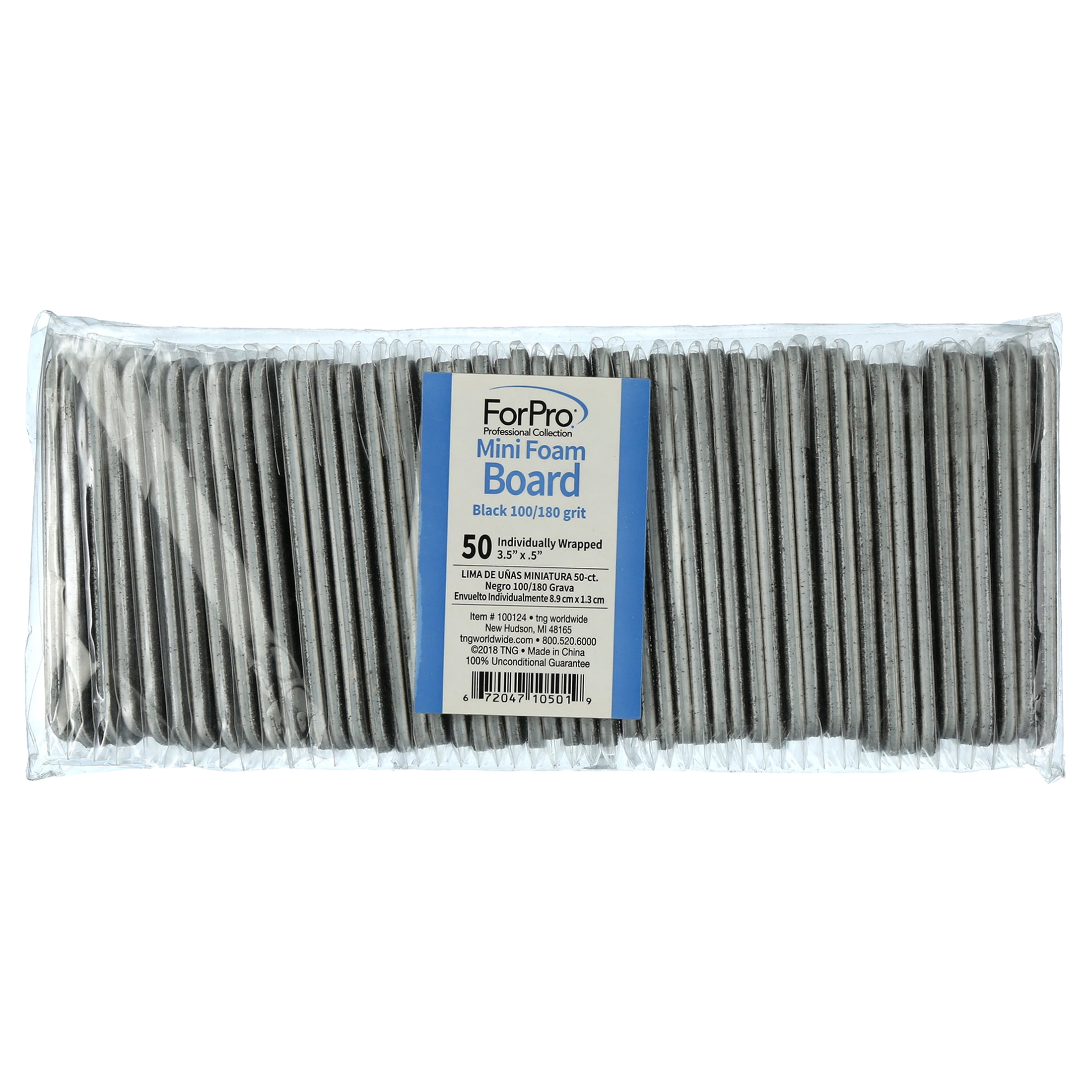 ForPro Professional Collection Mini Foam Board, 100/180 Grit, Double ...