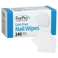 "ForPro Professional Lint-Free Nail Wipes, 2"" x 2"", Acetone Remover ...