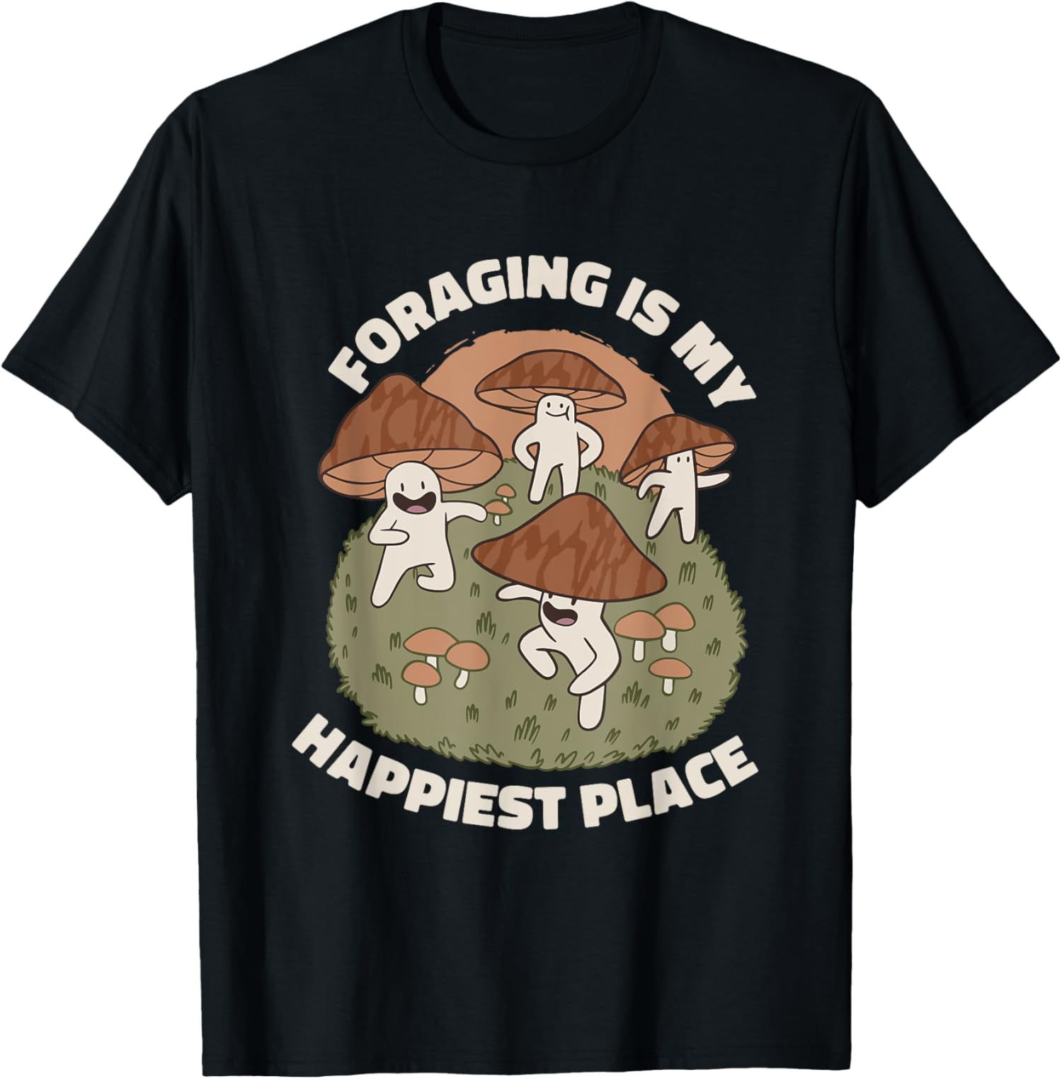Foraging Is My Happiest Place Nature's Bounty Foraging T-Shirt ...