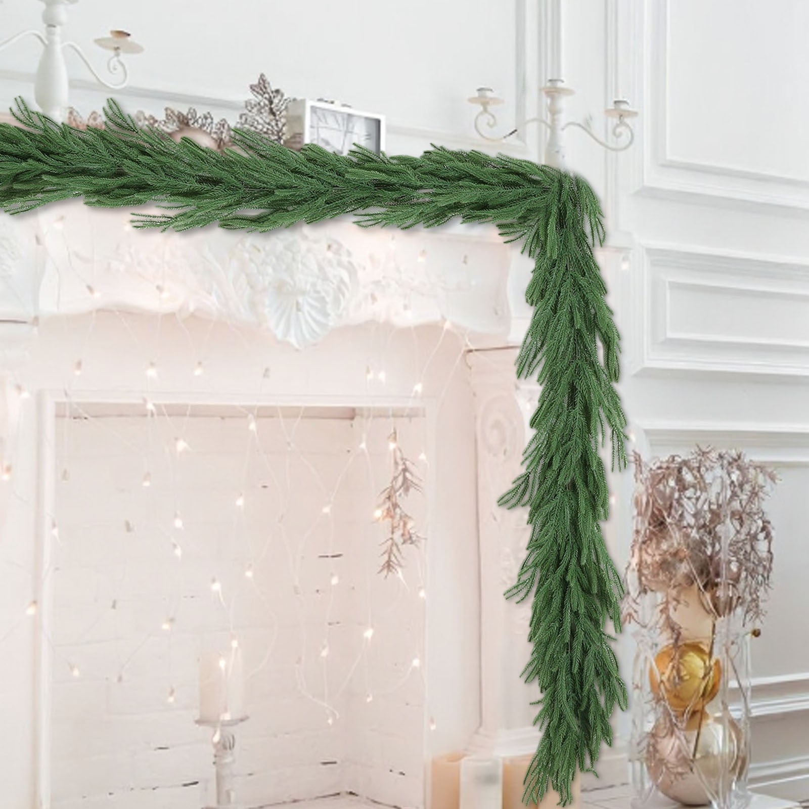 Foraging dimple Christmas Pine Garlands -6FT Artificial Greenery ...