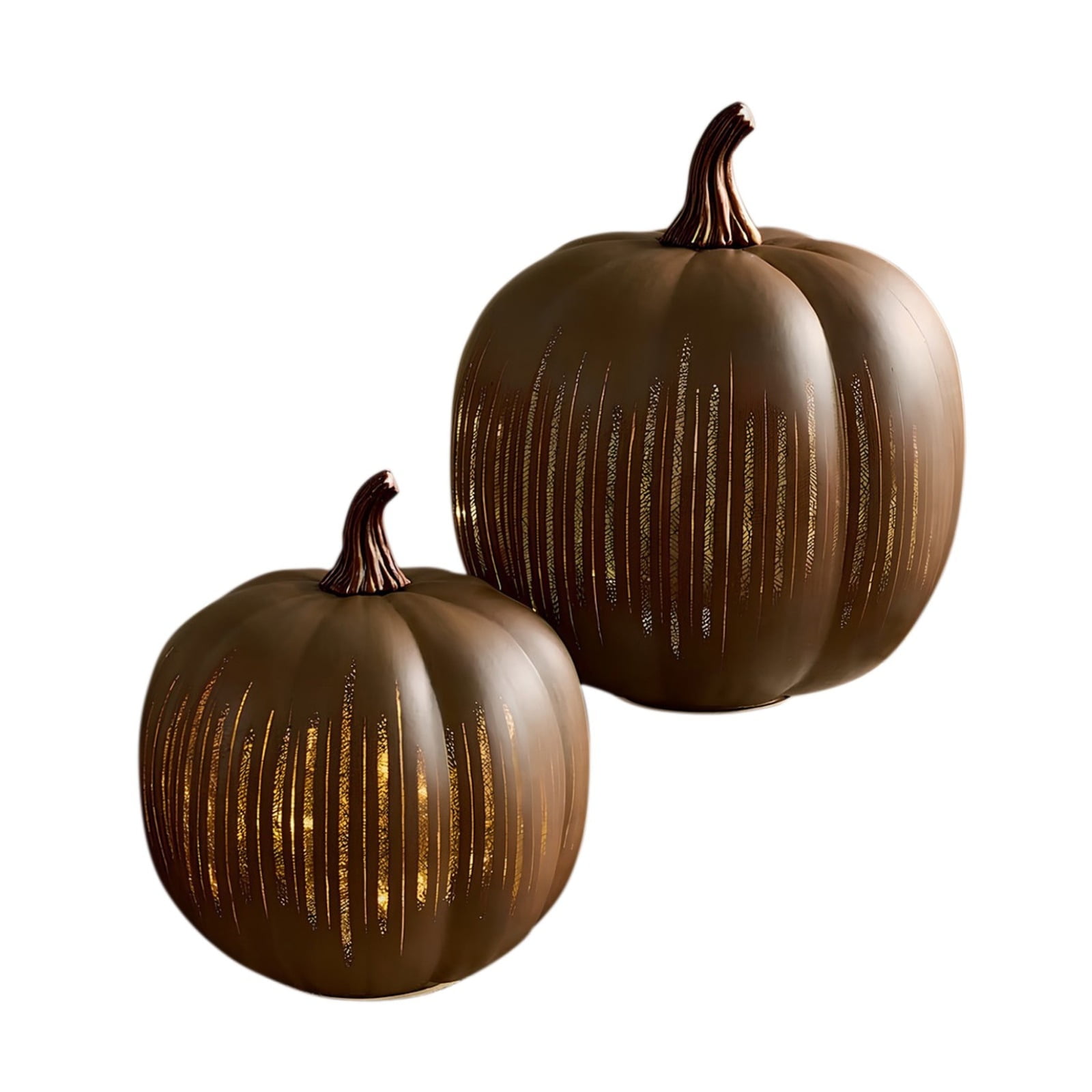 Foraging dimple Halloween Lighted Sparkling Starry Night Glass Pumpkin ...