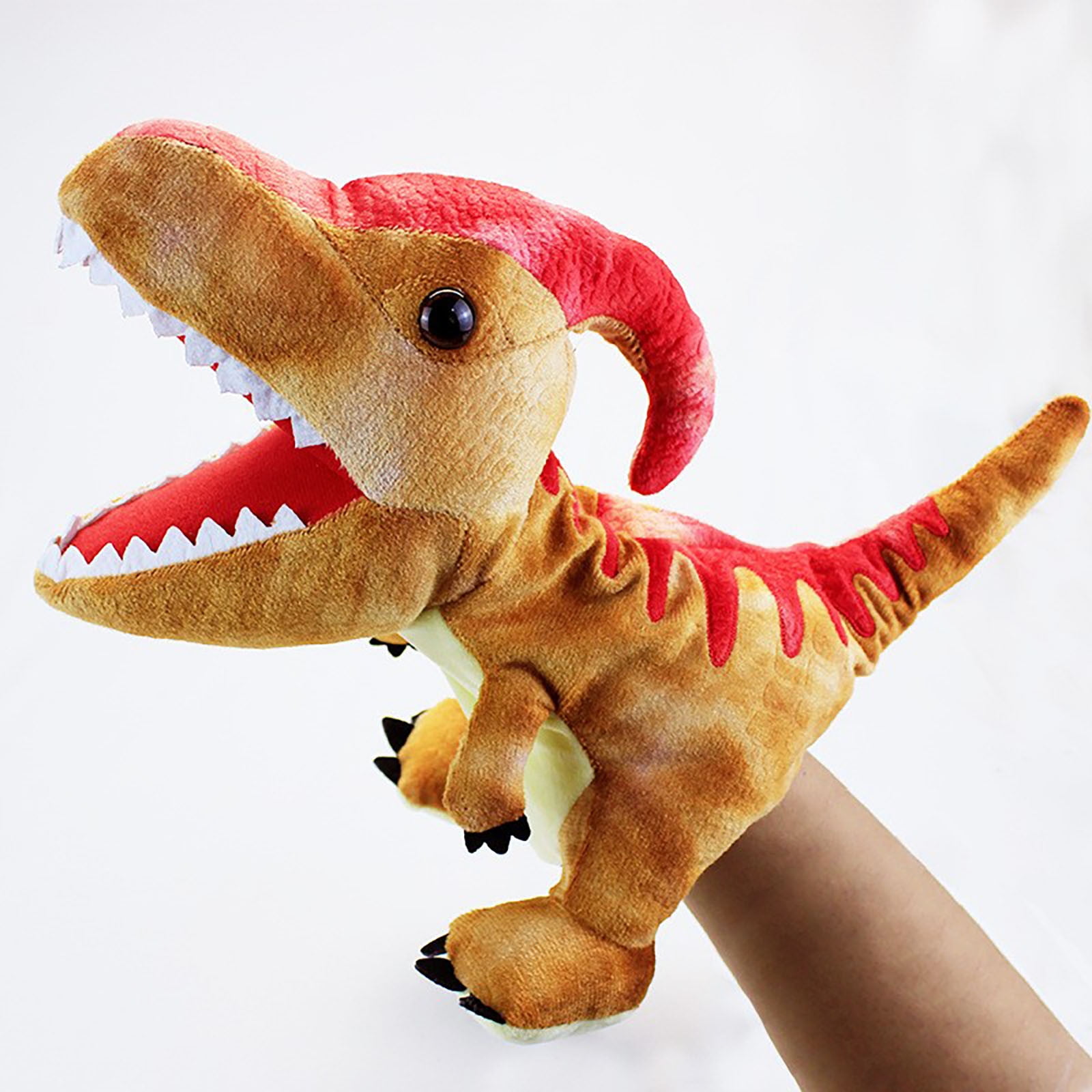 Foraging dimple Hand Puppets Dinosaur Hand Puppets for Kids, Jurassic ...