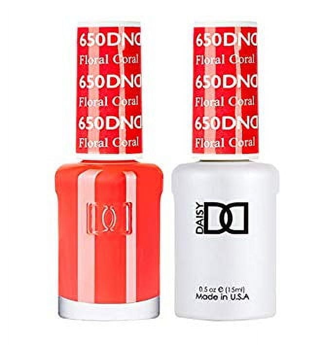 Foral Coral #650 & Matching Polish Set - DND Gel & Lacquer - Walmart.com