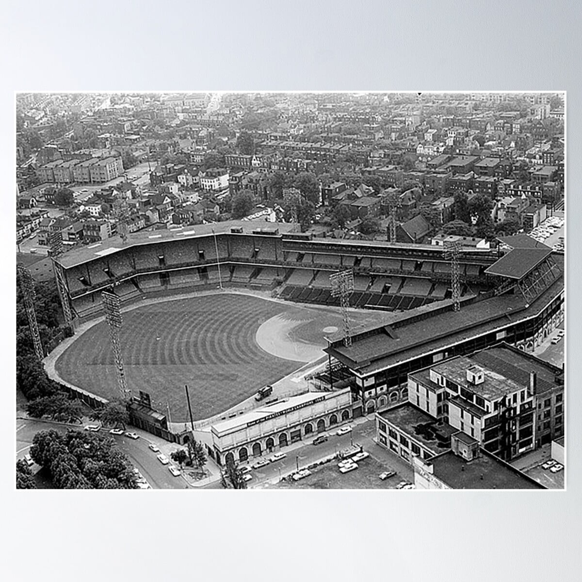 Forbes Field 1963, Pittsburgh Baseball Stadium, Old Stadiums, Poster ...